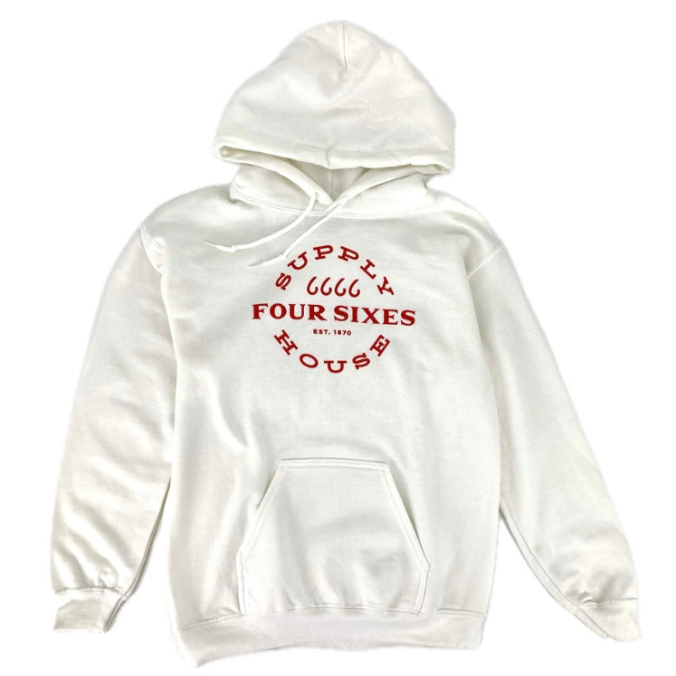 Supply House Hoodie-White – Shop 6666 Ranch