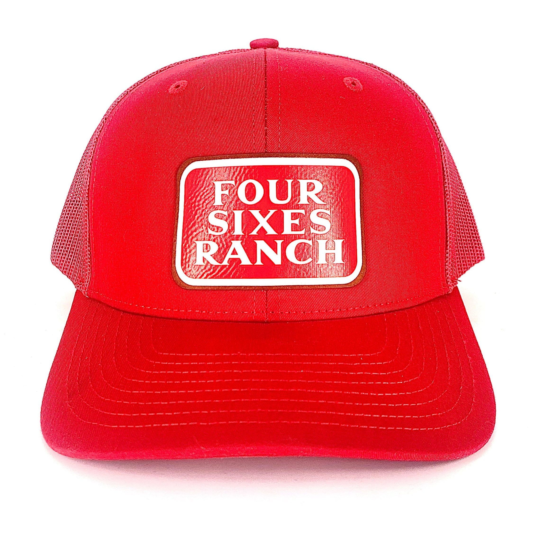 Four Sixes Red Patch Trucker-Red – Shop 6666 Ranch